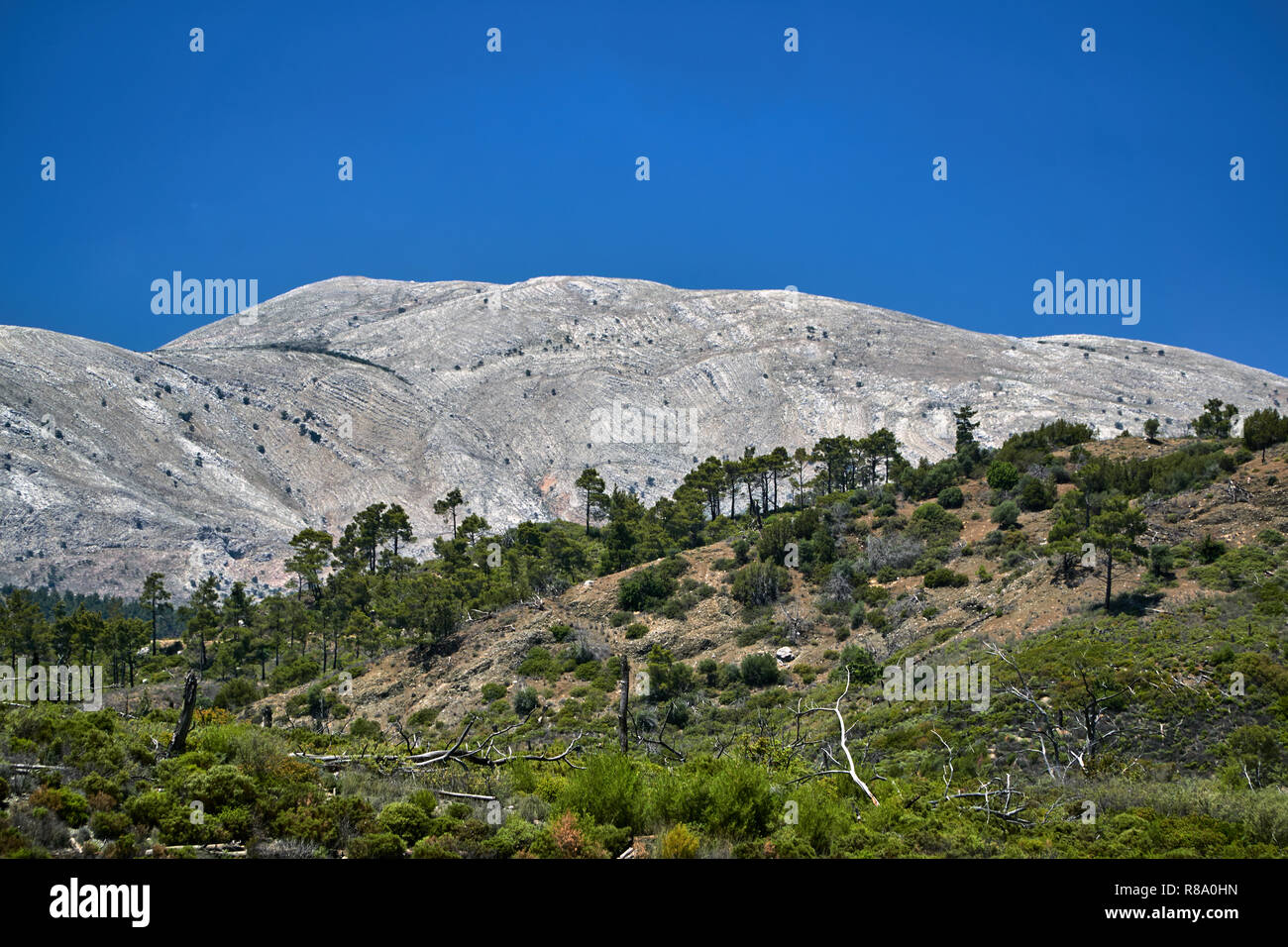 Highest mountain on the island of rhodes hi-res stock photography and ...