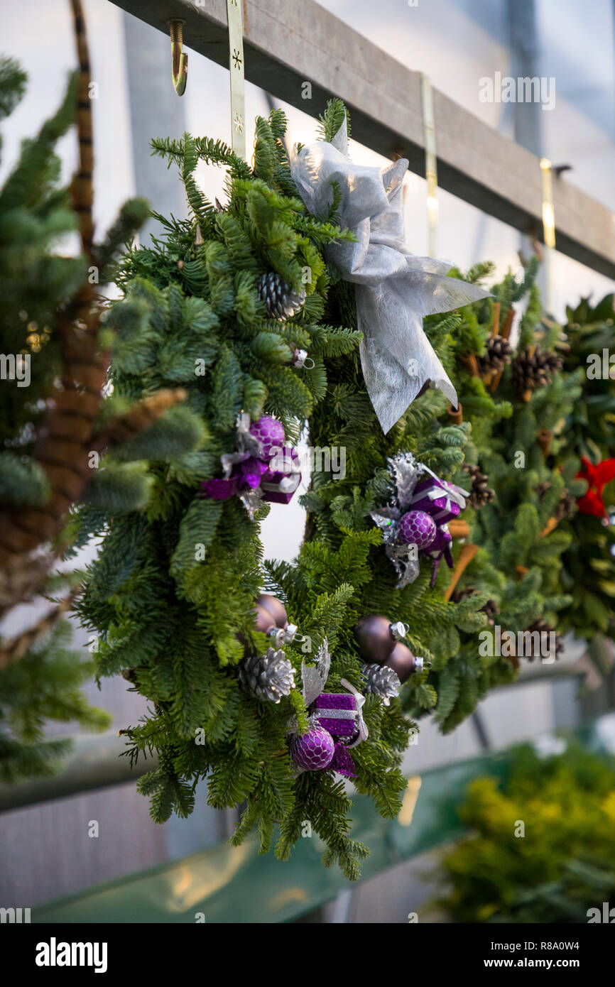 Wreaths display hi-res stock photography and images - Alamy
