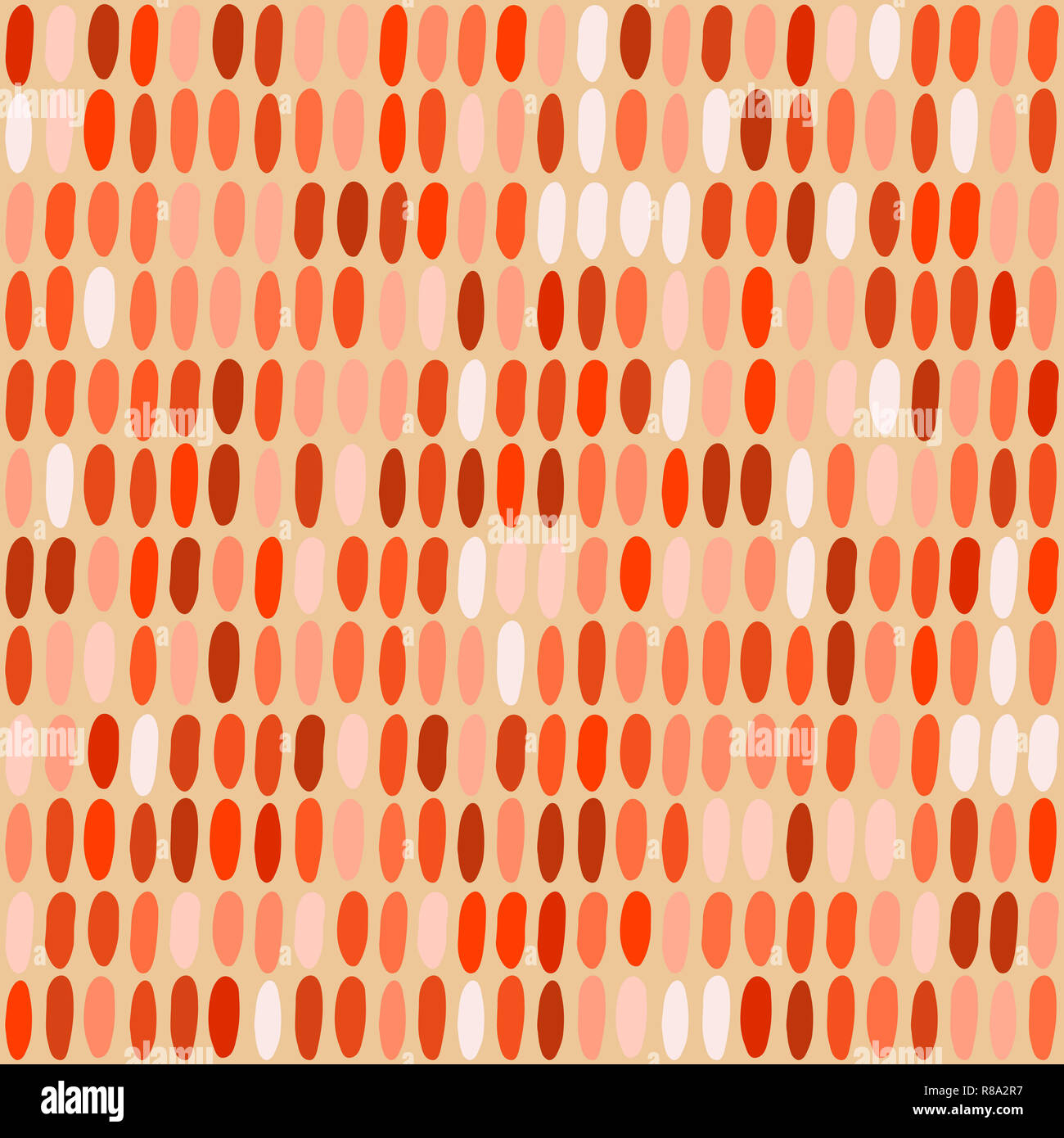 Abstract seamless pattern background. Colorful hand-drawn oval shapes ...