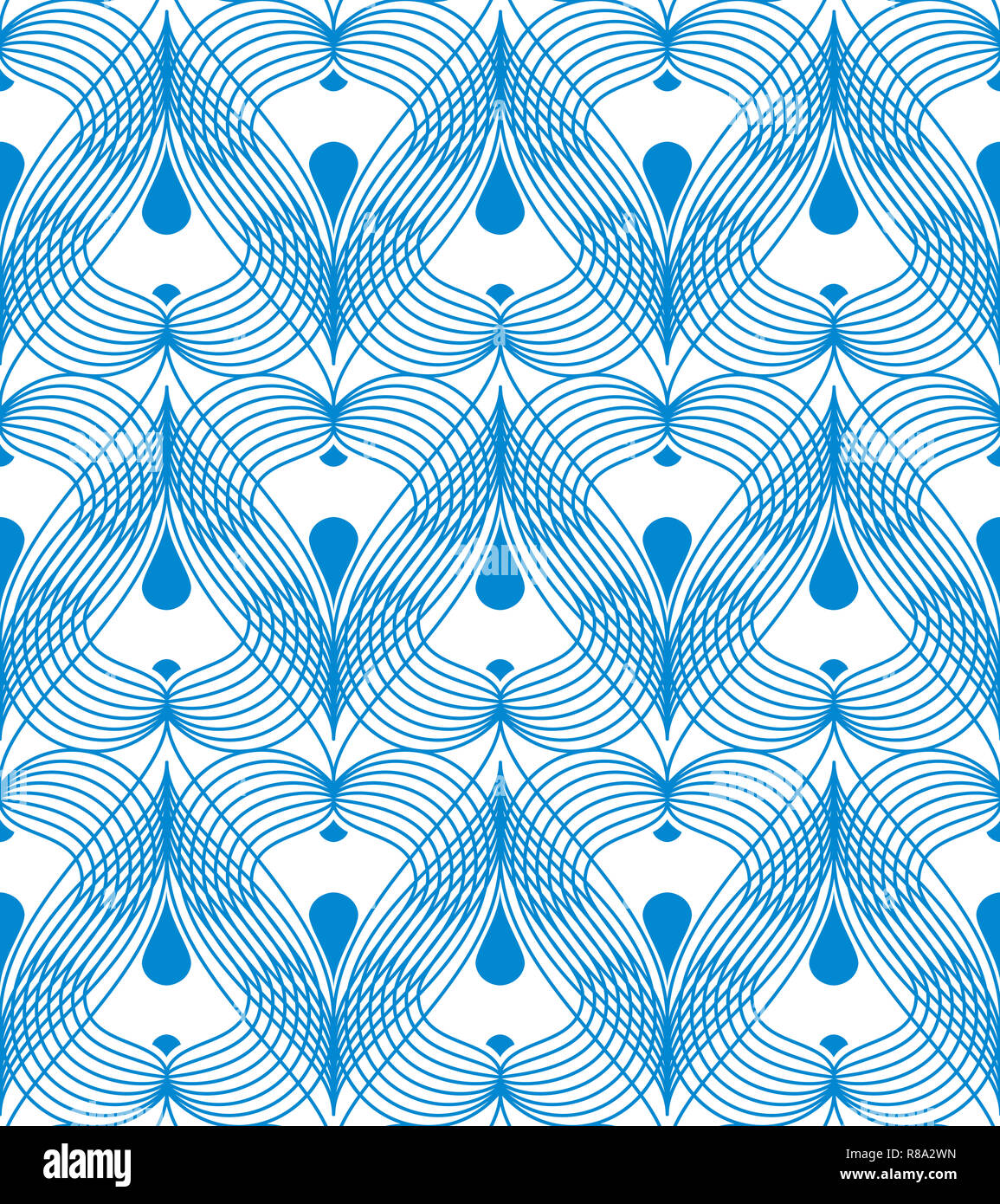 Geometric abstract seamless pattern. Linear motif background ...