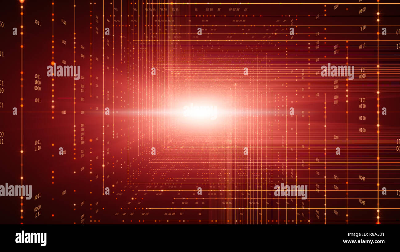 Binary Code Background Cloud Computing Iot And Artificial