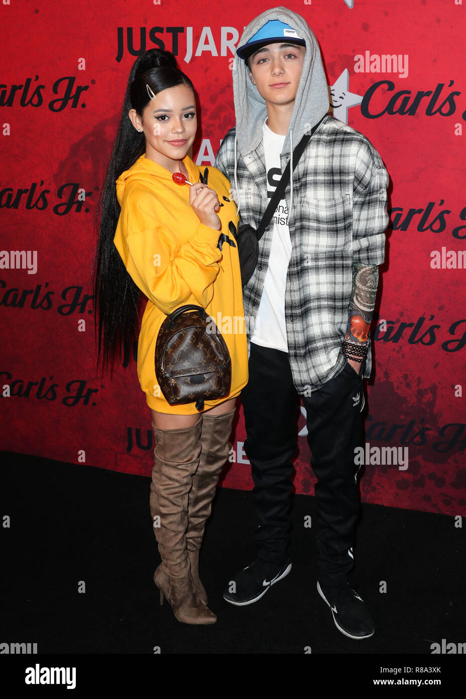 HOLLYWOOD, LOS ANGELES, CA, USA - OCTOBER 27: Jenna Ortega, Asher Angel ...