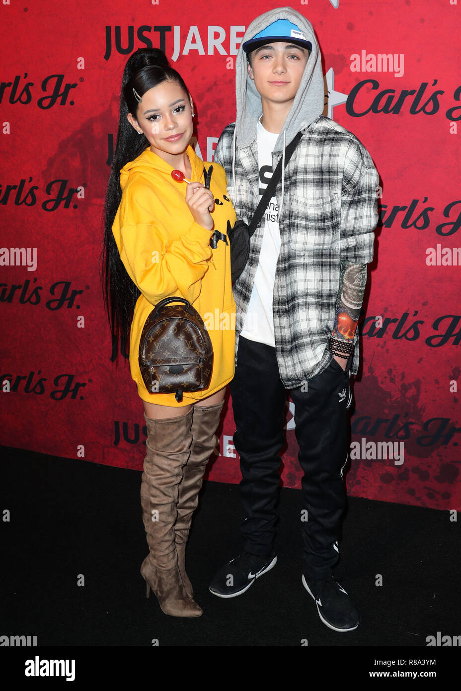 HOLLYWOOD, LOS ANGELES, CA, USA - OCTOBER 27: Jenna Ortega, Asher Angel ...