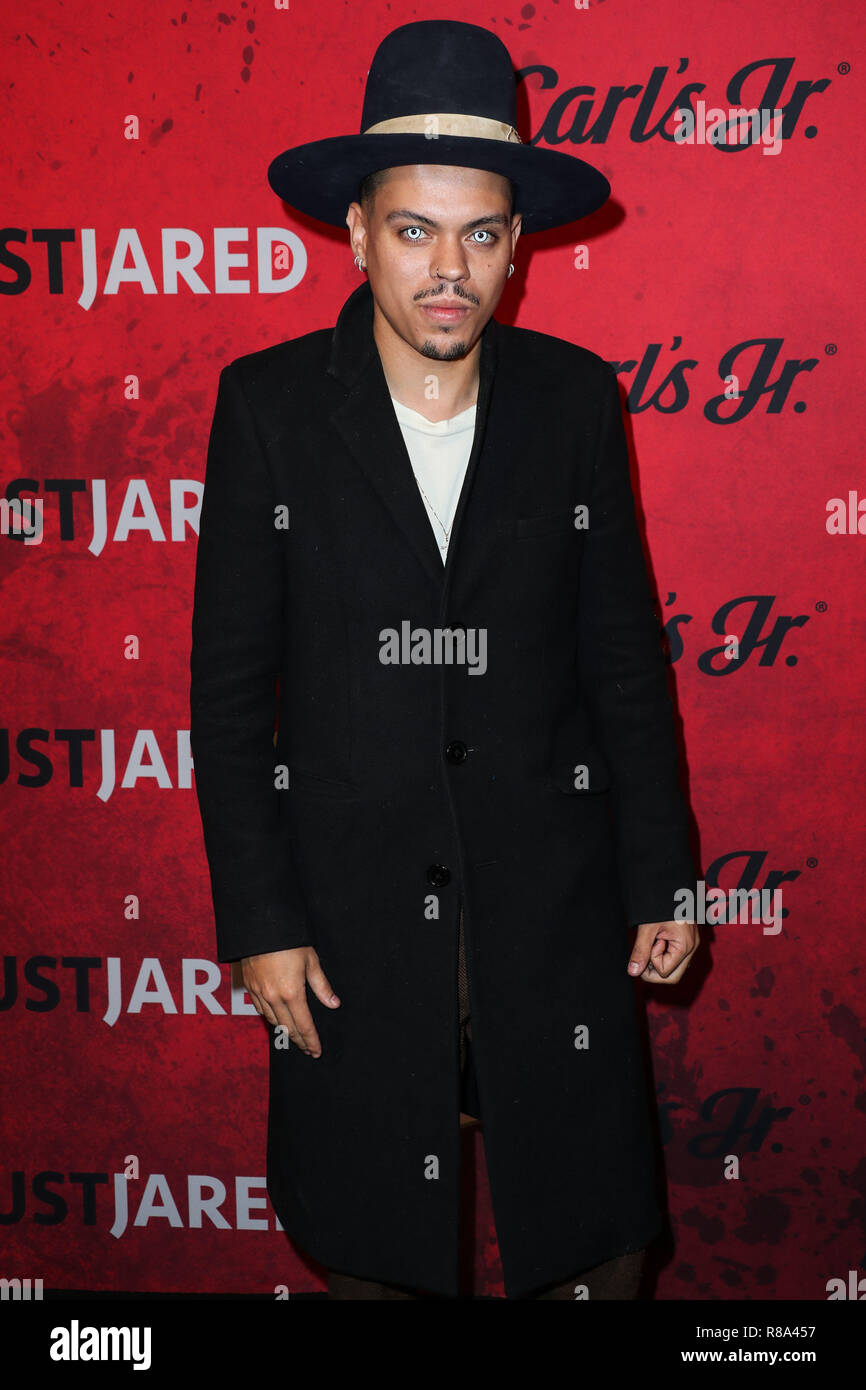 HOLLYWOOD, LOS ANGELES, CA, USA - OCTOBER 27: Evan Ross at Just Jared’s ...