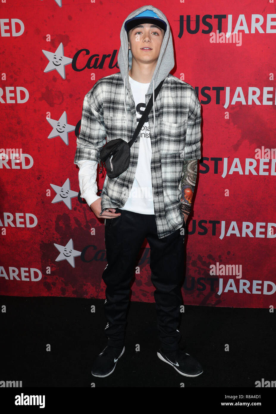 HOLLYWOOD, LOS ANGELES, CA, USA - OCTOBER 27: Asher Angel at Just Jared ...