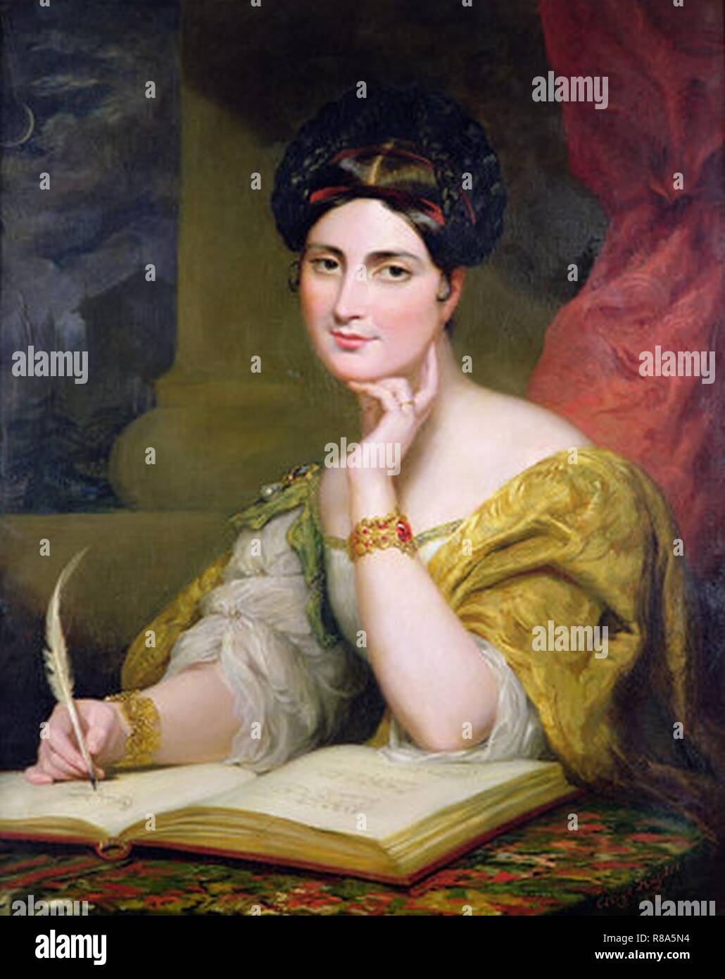 Caroline Norton (1808-77) society beauty and author by GH Chatsworth ...