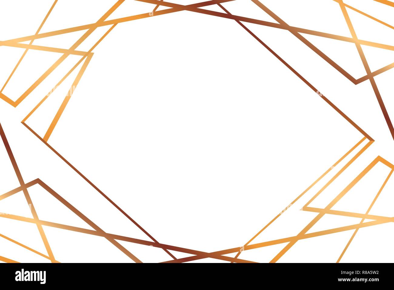 abstract golden figure background isolated icon Stock Vector Image ...