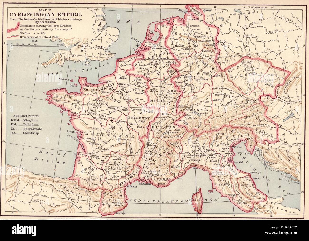 Carolingian empire hi-res stock photography and images - Alamy