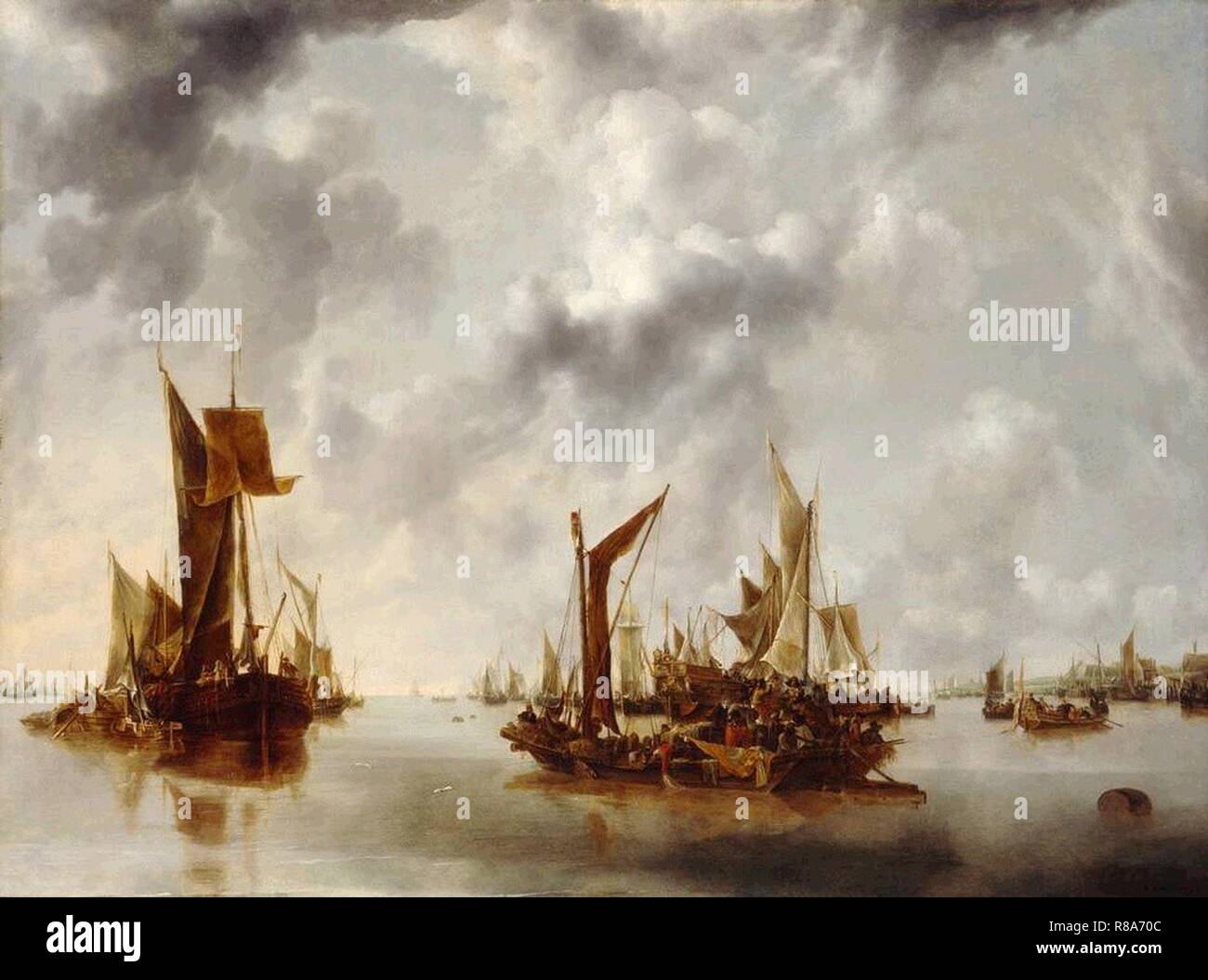 Jan van de Capelle Stock Photo - Alamy