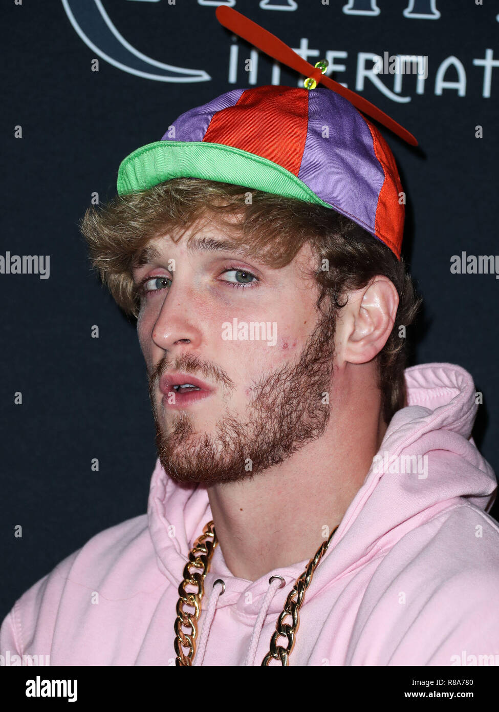 HOLLYWOOD, LOS ANGELES, CA, USA - OCTOBER 20: Actor Logan Paul arrives ...