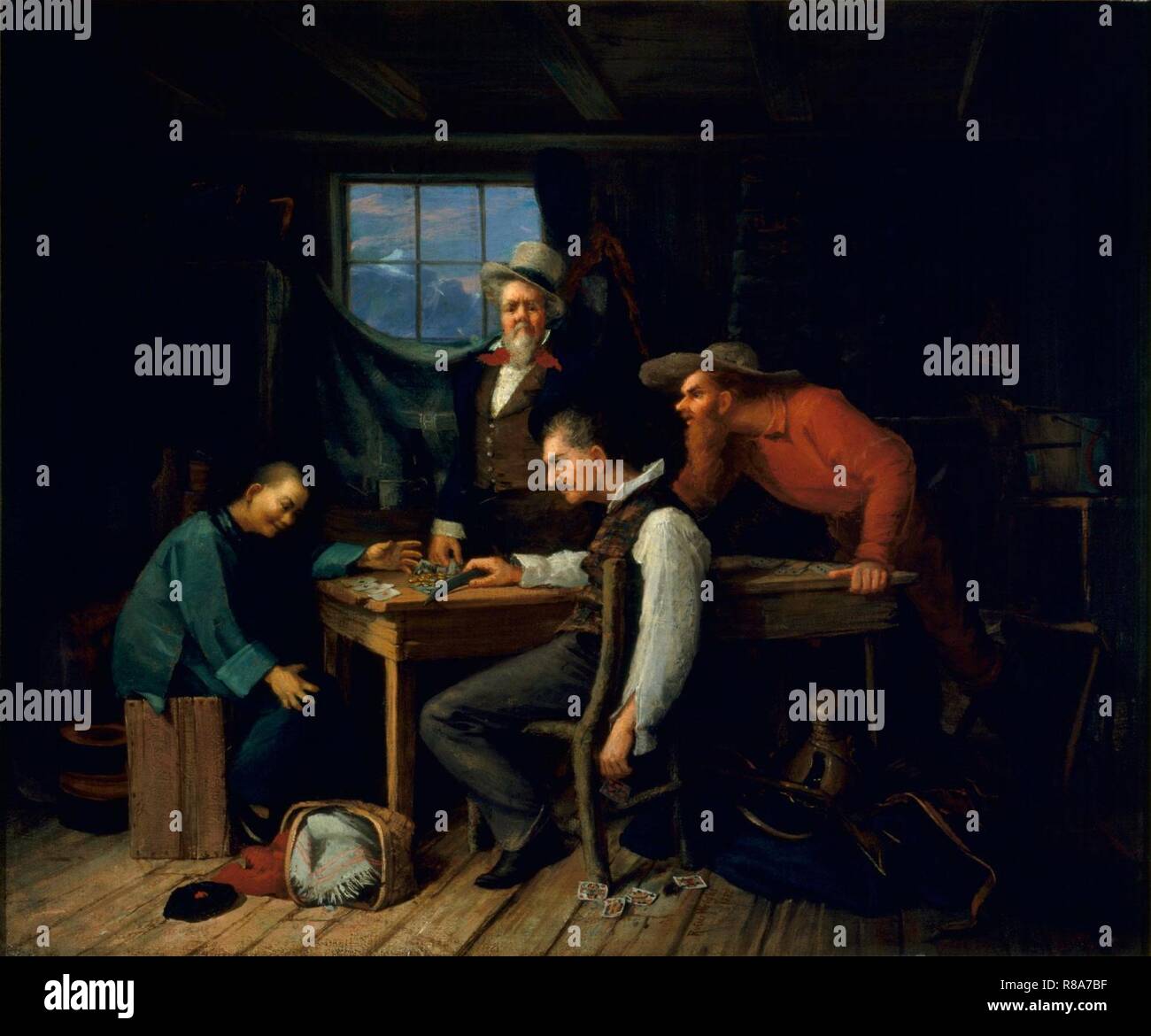 The Card Players, Rufus Wright Stock Photo - Alamy