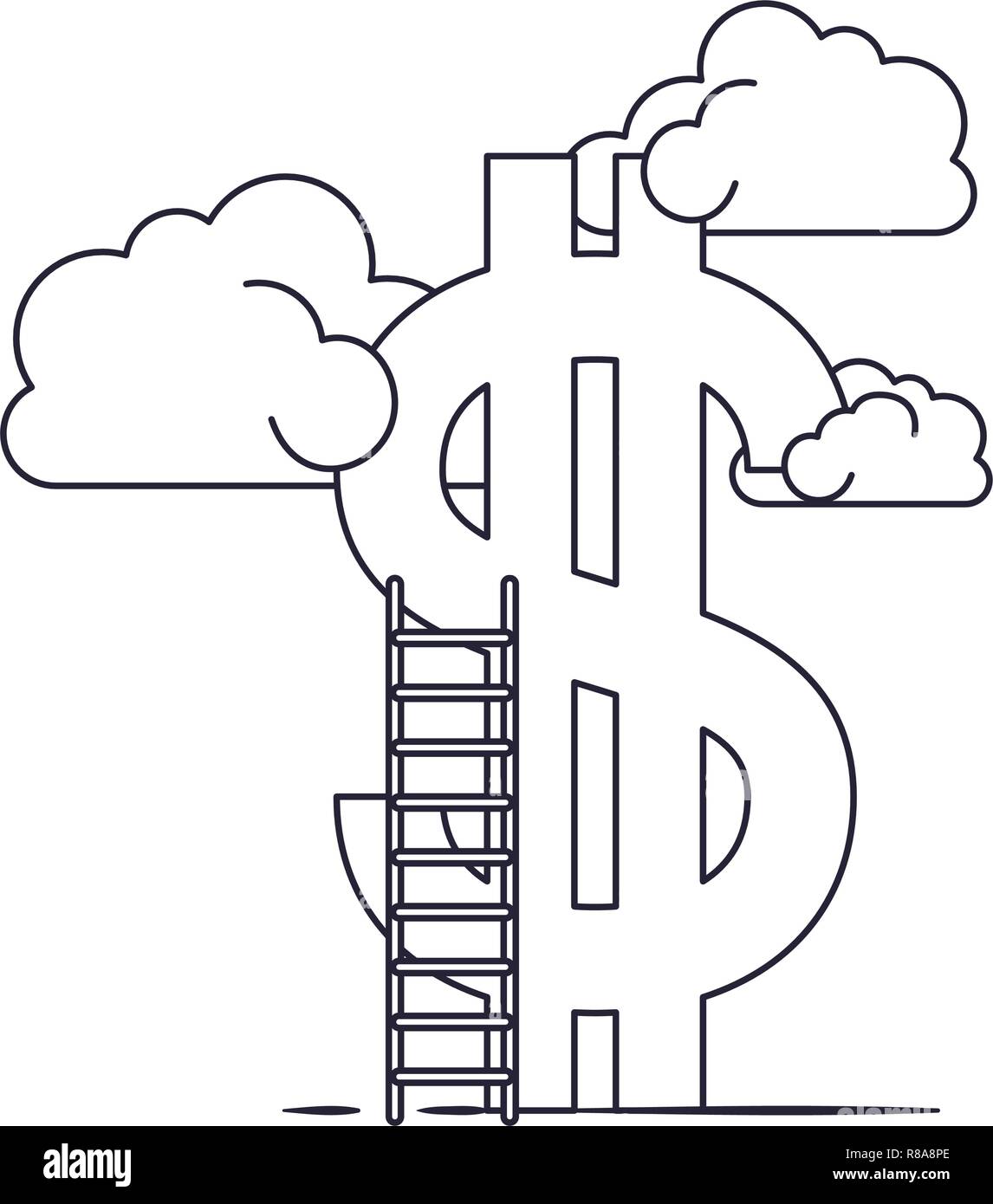 Economic ladder Stock Vector Images - Alamy