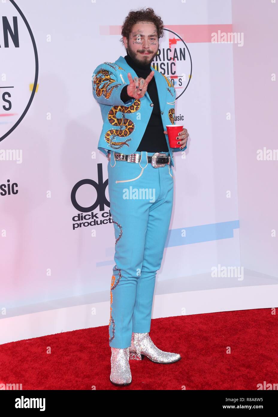 LOS ANGELES, CA, USA - OCTOBER 09: Post Malone, Austin Richard Post at ...