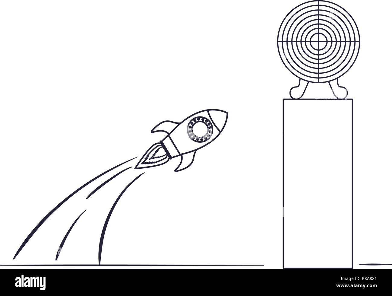 Rocket target shooting hi-res stock photography and images - Alamy