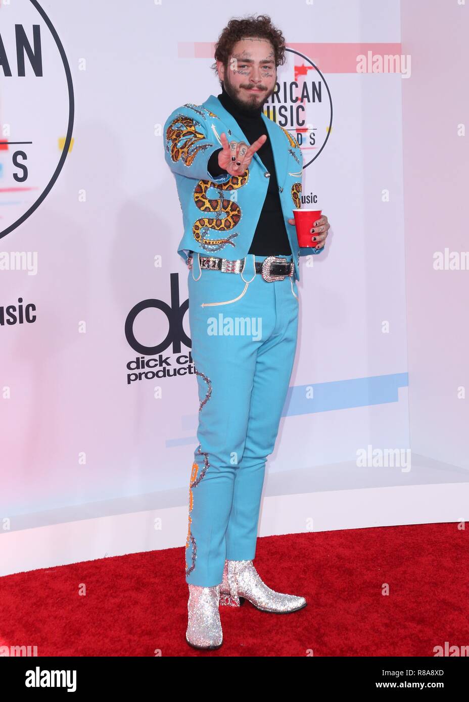 LOS ANGELES, CA, USA - OCTOBER 09: Post Malone, Austin Richard Post at ...