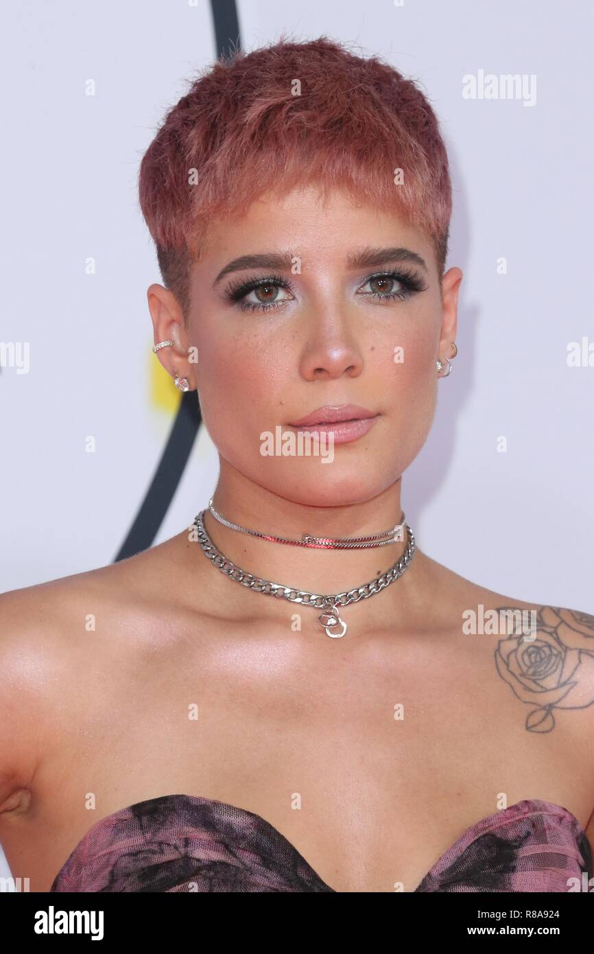 LOS ANGELES, CA, USA - OCTOBER 09: Singer Halsey aka Ashley Nicolette ...