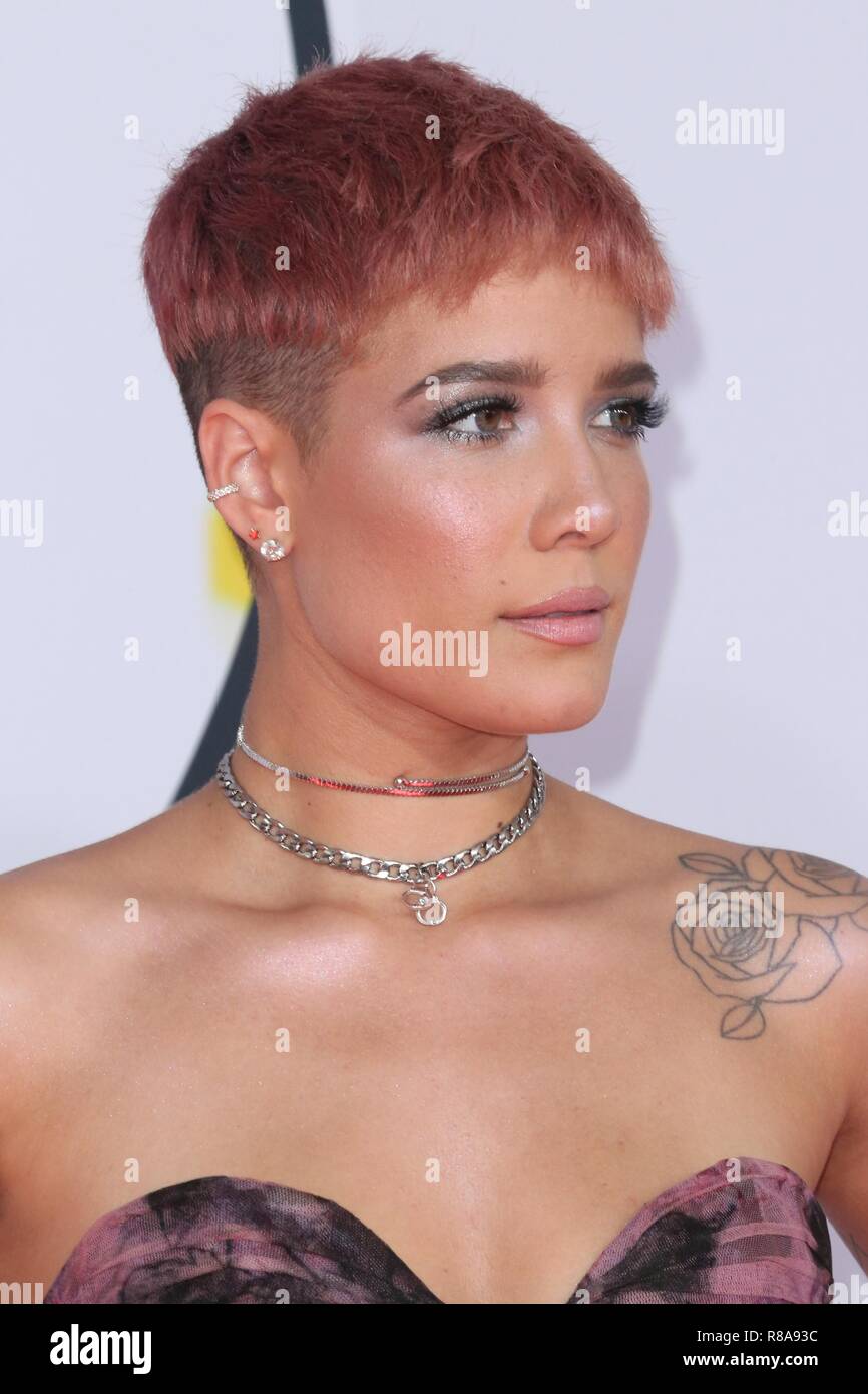 LOS ANGELES, CA, USA - OCTOBER 09: Singer Halsey aka Ashley Nicolette ...