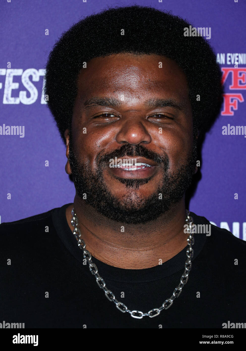 HOLLYWOOD, LOS ANGELES, CA, USA - OCTOBER 08: Craig Robinson at the Los ...
