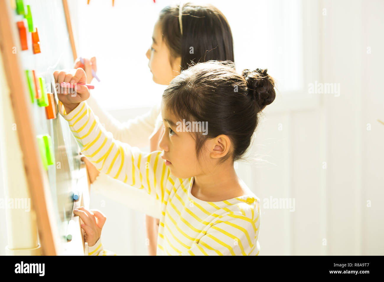 Two students classroom presentation hi-res stock photography and images ...