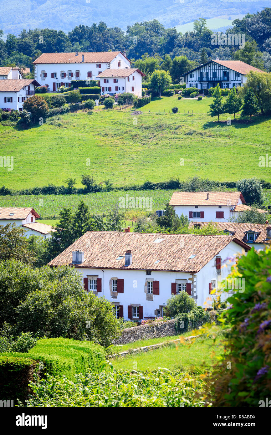 Sare, Pays Basque, France Stock Photo - Alamy