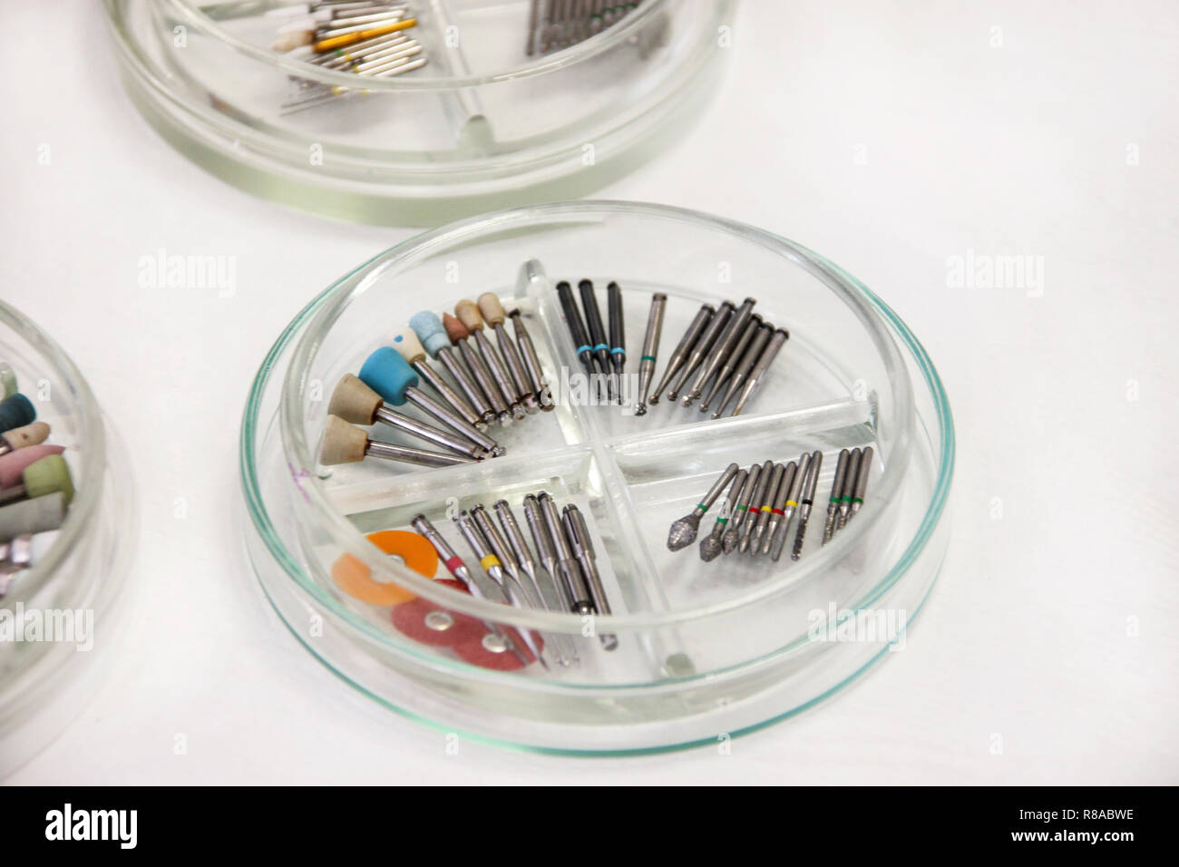 Dental drill burs. Dental equipment, drills, abrasives, dental bur for ...