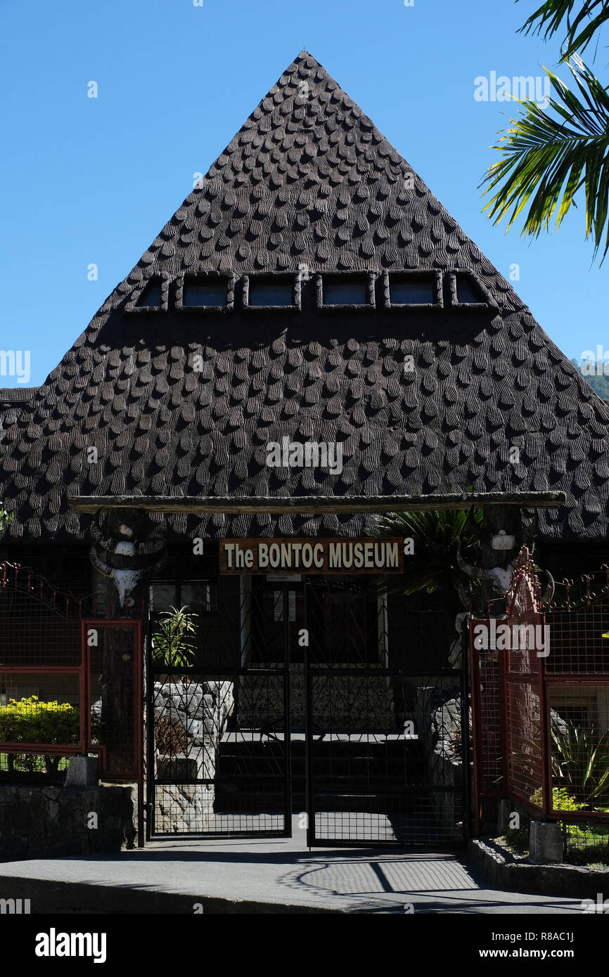 Exterior of Bontoc Museum which was founded by a Belgian nun to ...