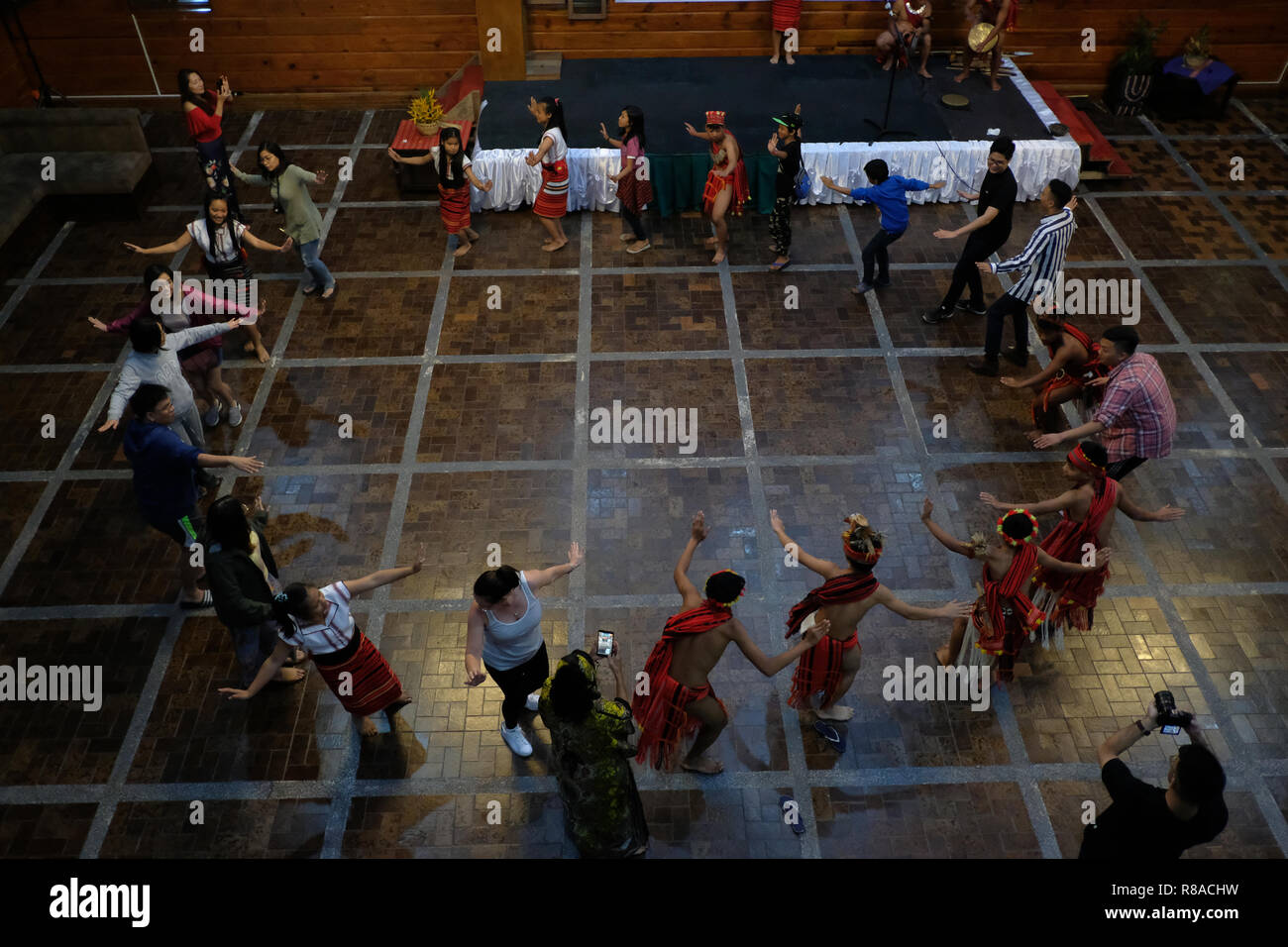Young members of the Ifugao community wearing traditional clothing ...