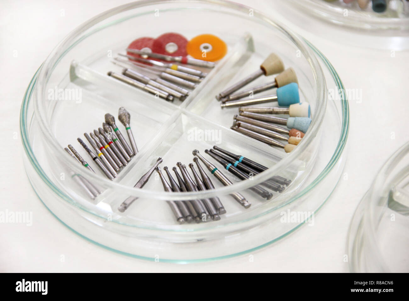 Dental drill burs. Dental equipment, drills, abrasives, dental bur for ...