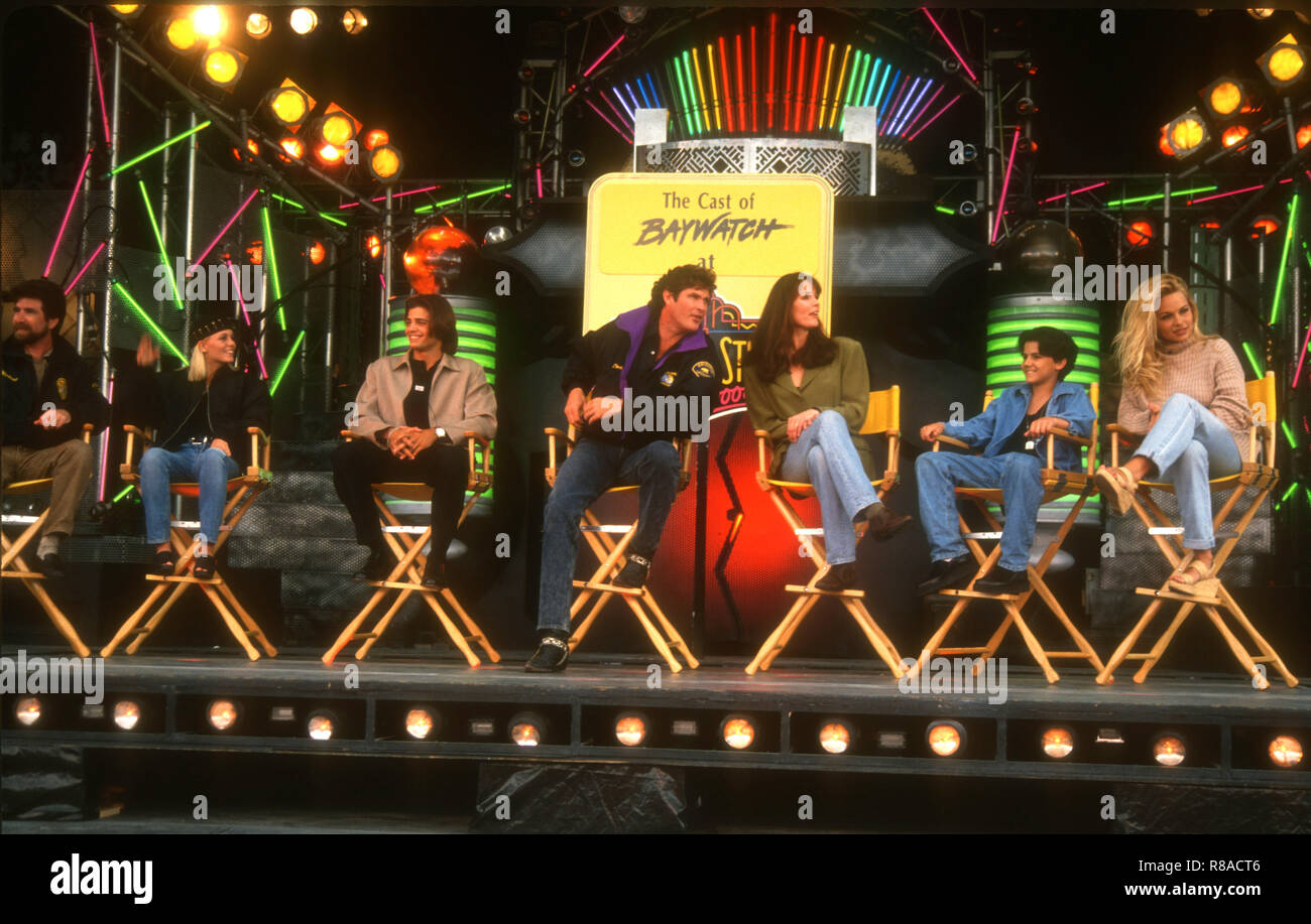 UNIVERSAL CITY, CA - APRIL 17: (L-R) Screenwriter Michael Berk, actress ...