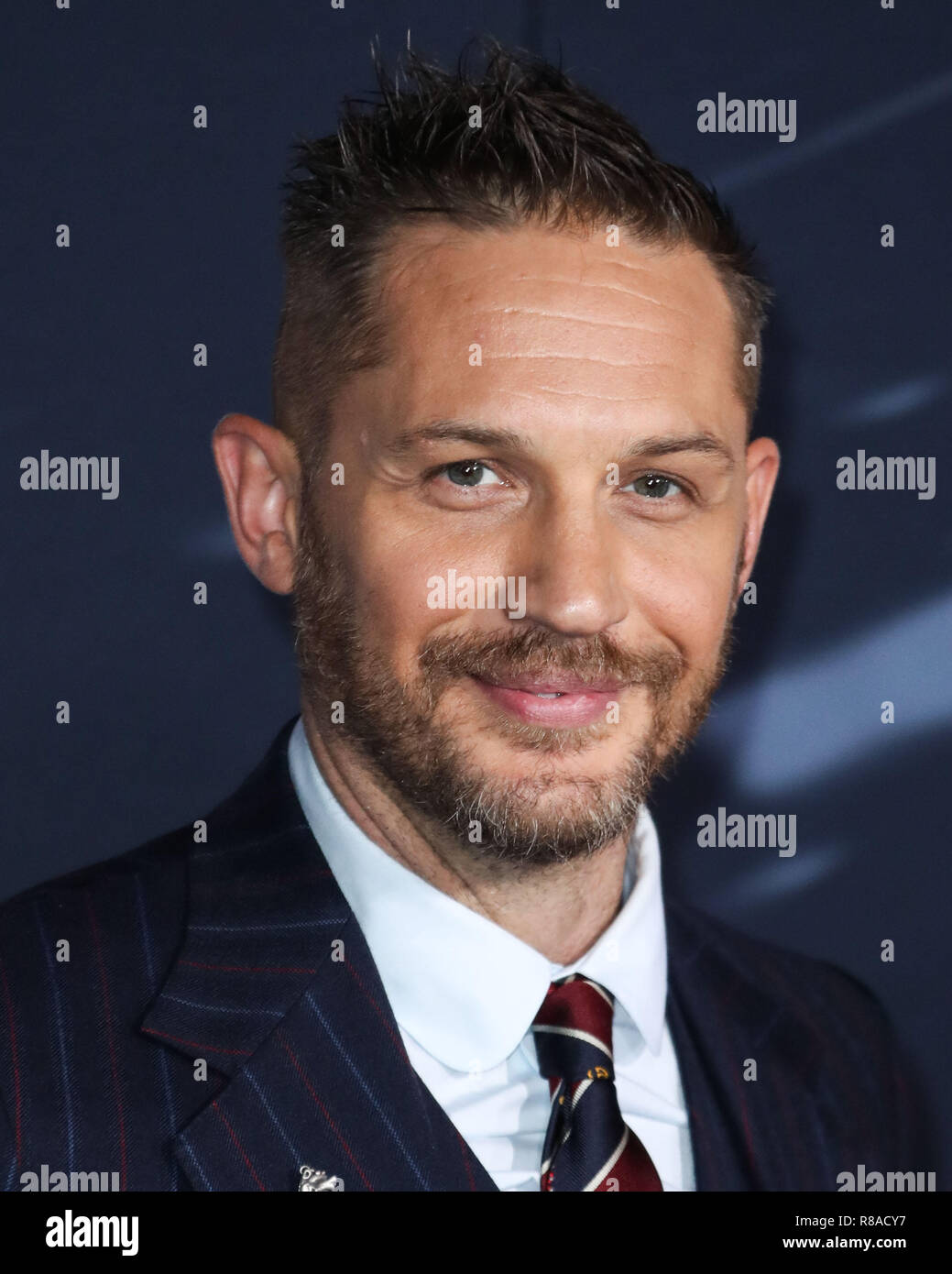 WESTWOOD, LOS ANGELES, CA, USA - OCTOBER 01: Tom Hardy at the World ...