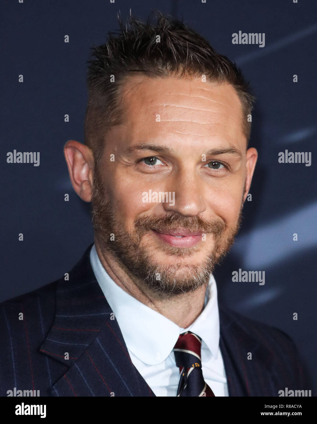 WESTWOOD, LOS ANGELES, CA, USA - OCTOBER 01: Tom Hardy at the World ...