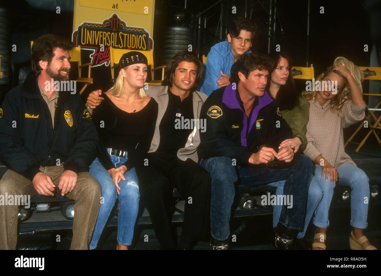 UNIVERSAL CITY, CA - APRIL 17: (L-R) Screenwriter Michael Berk, actress ...