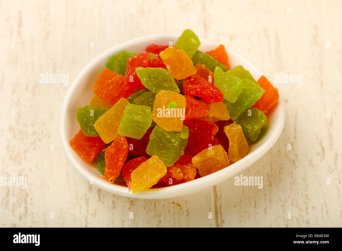 Dry colored pineapple Stock Photo - Alamy