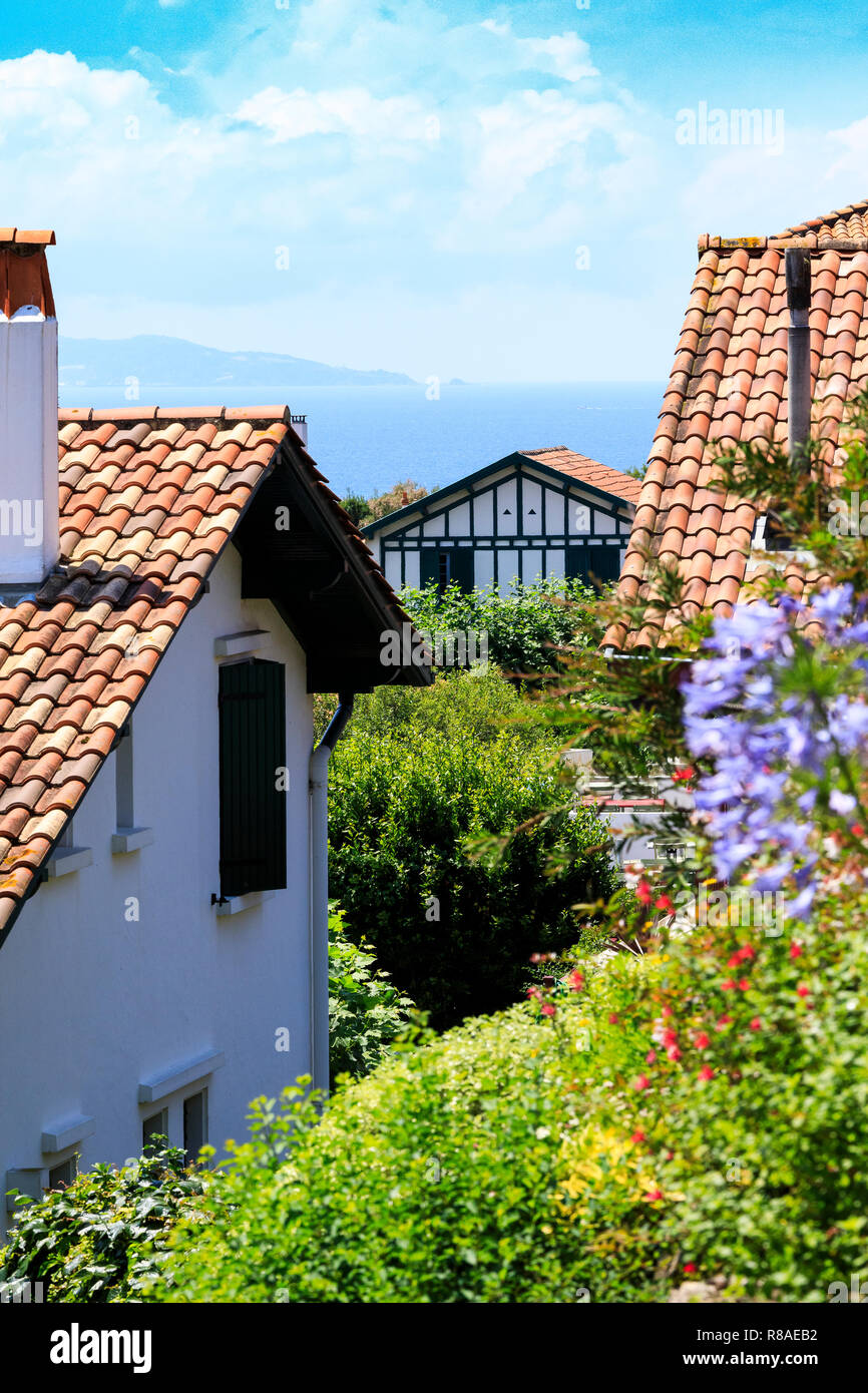 Traditional Houses Of The Basque Country High Resolution Stock ...