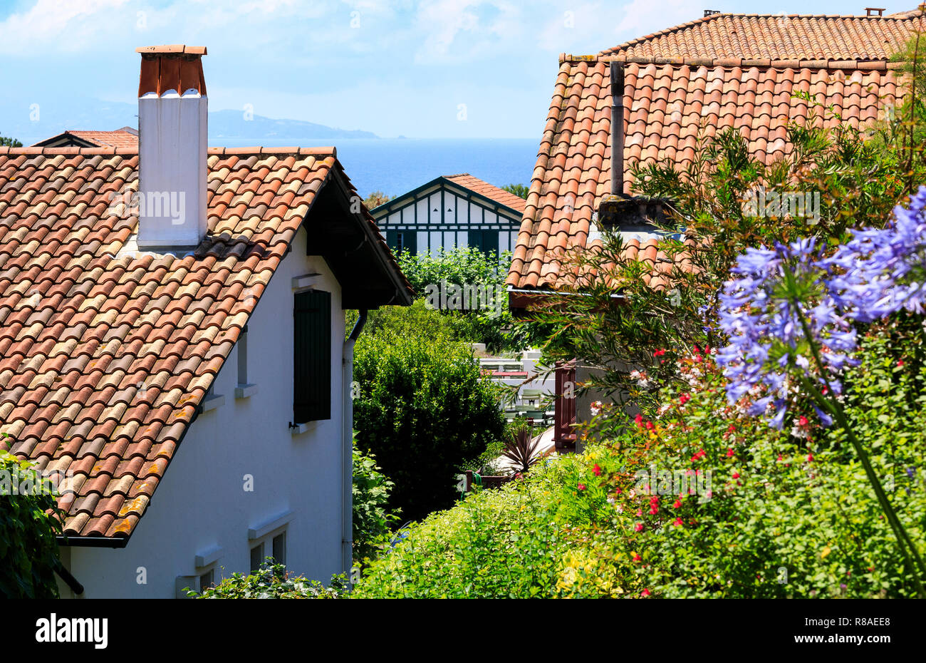 Traditional Houses Of The Basque Country High Resolution Stock ...
