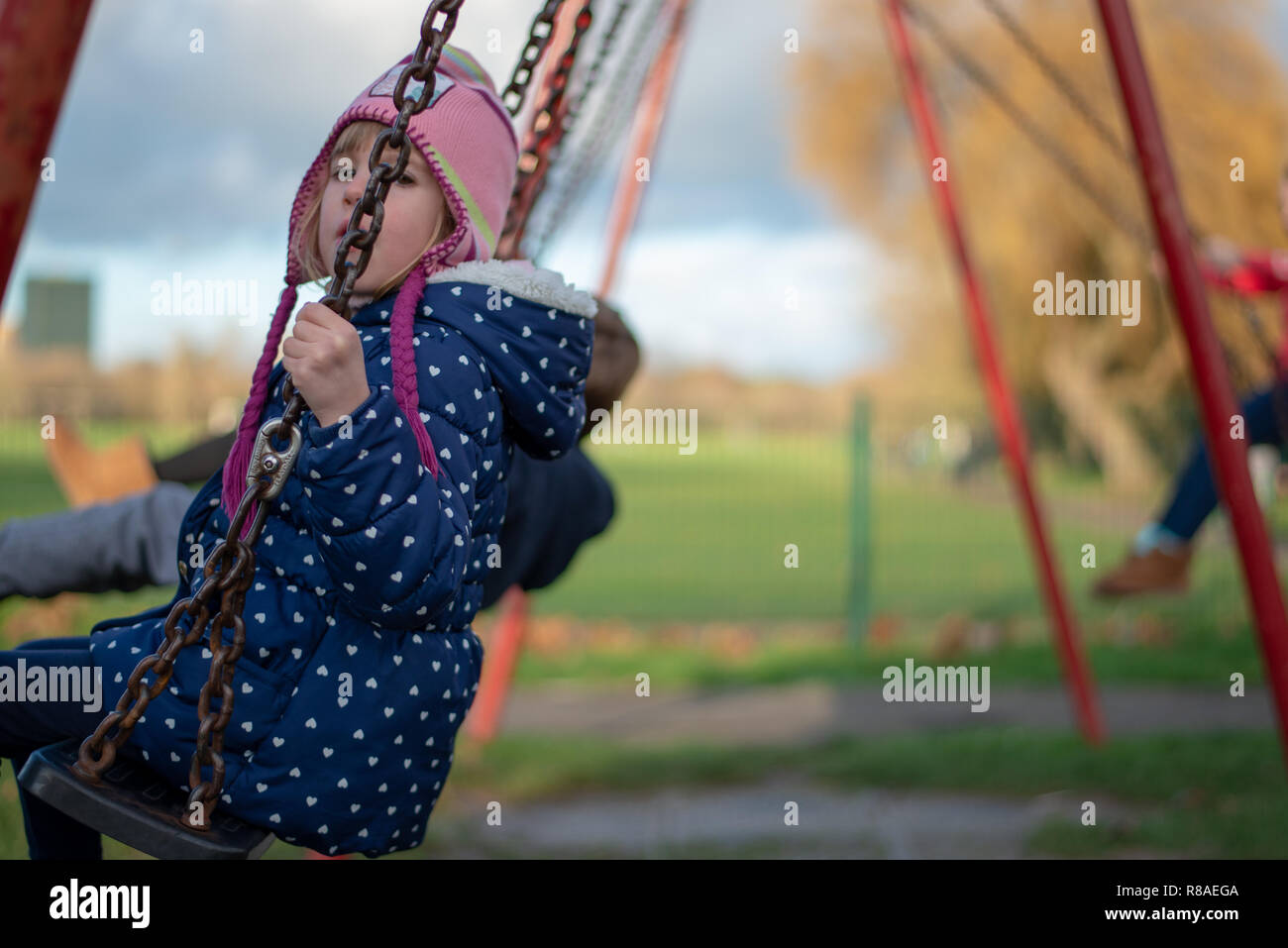 Child sad playground hi-res stock photography and images - Alamy