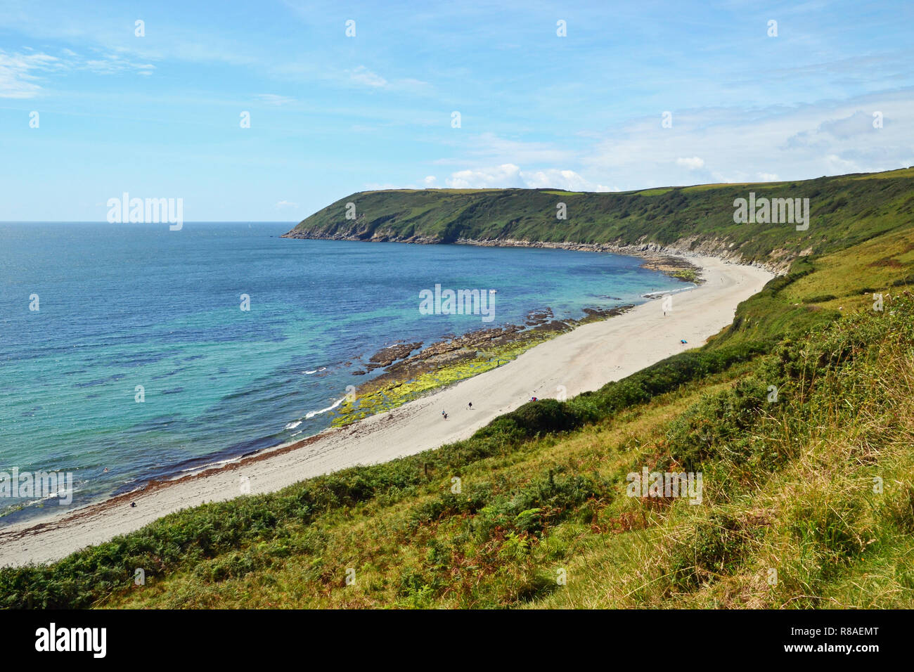 Path down to Gorren Haven Vault Beach, with beach views, Mevagissey ...