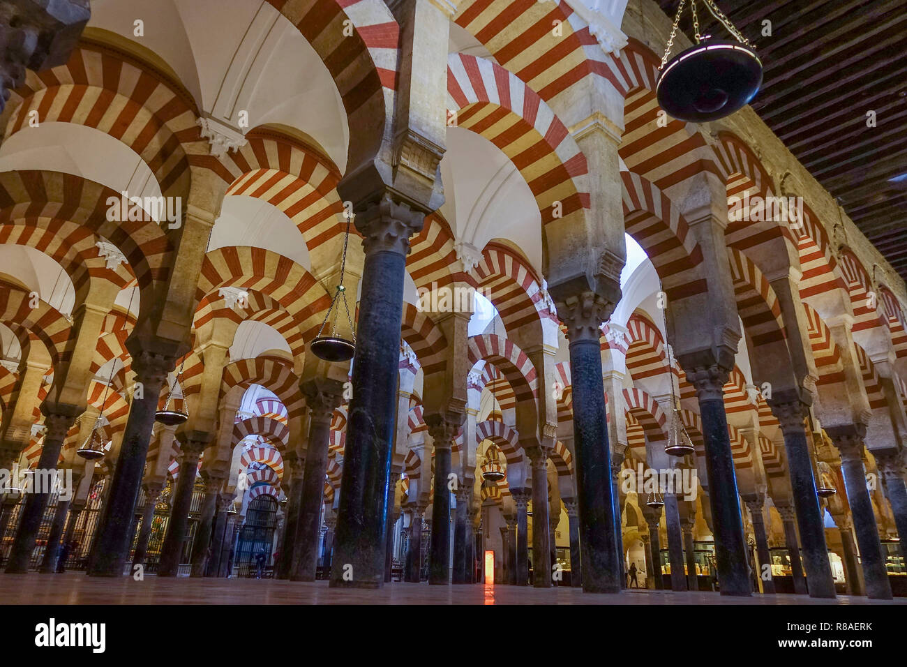 Interior of the Cordoba Mosque, Cathedral, cordova, Great mosque of ...
