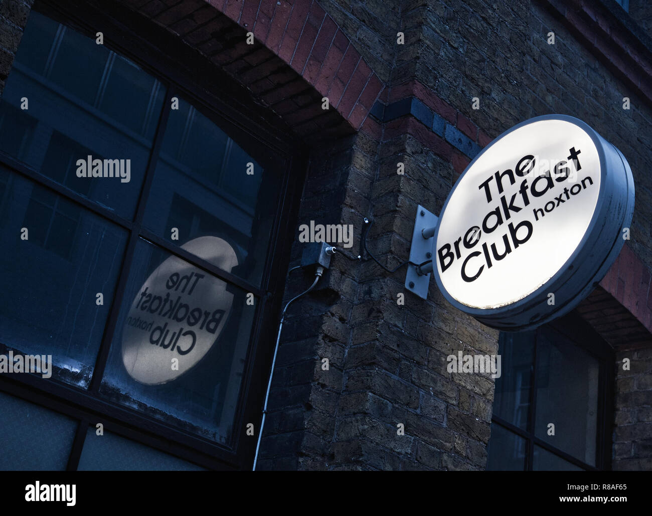 The Breakfast Club Cafe, Hoxton, London, England Stock Photo - Alamy