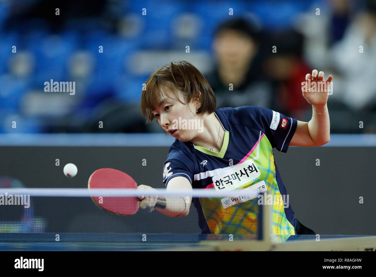 Incheon, South Korea. 14th Dec, 2018. Suh Hyowon (KOR) Table Tennis ...