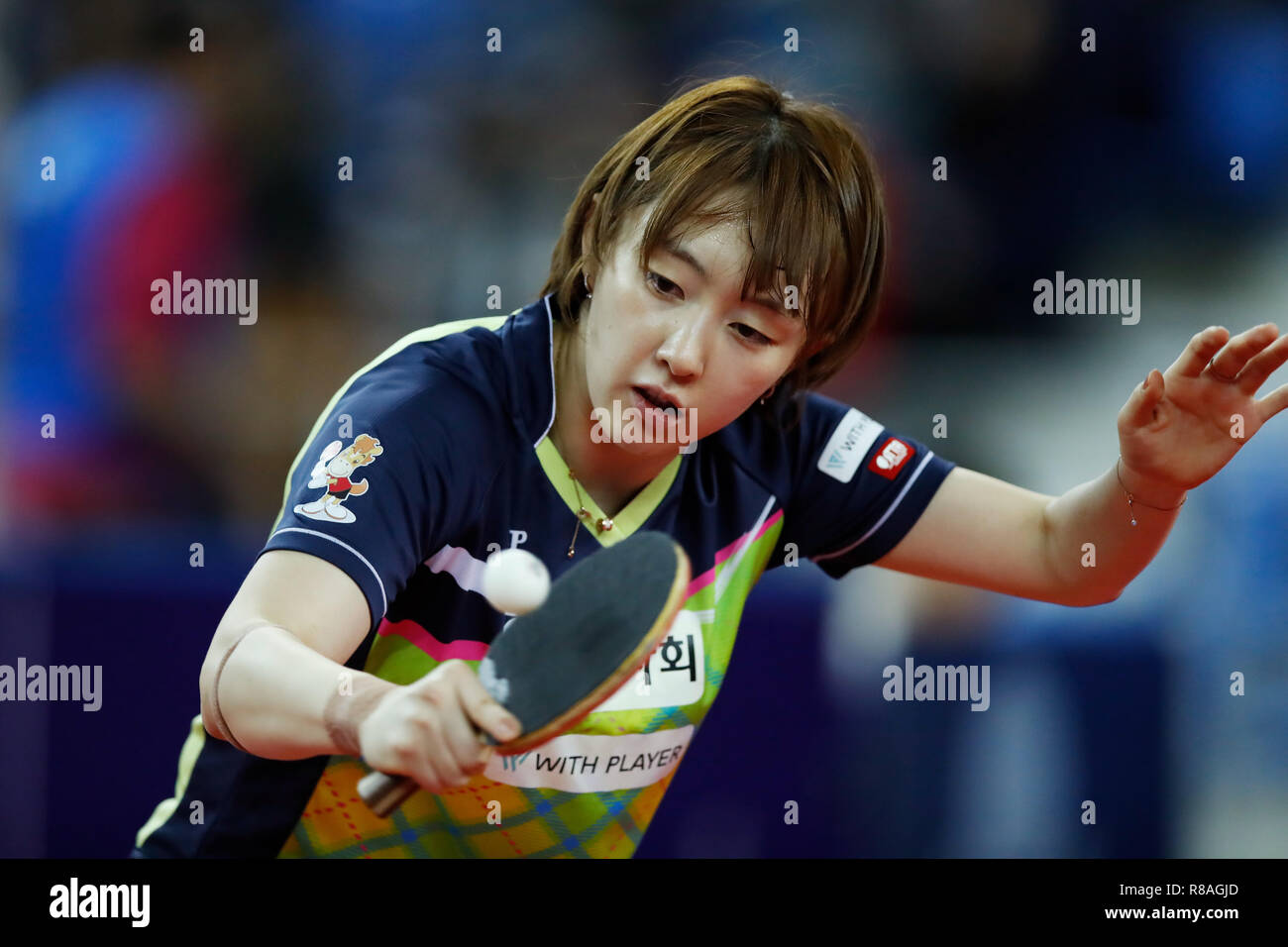 Incheon, South Korea. 14th Dec, 2018. Suh Hyowon (KOR) Table Tennis ...
