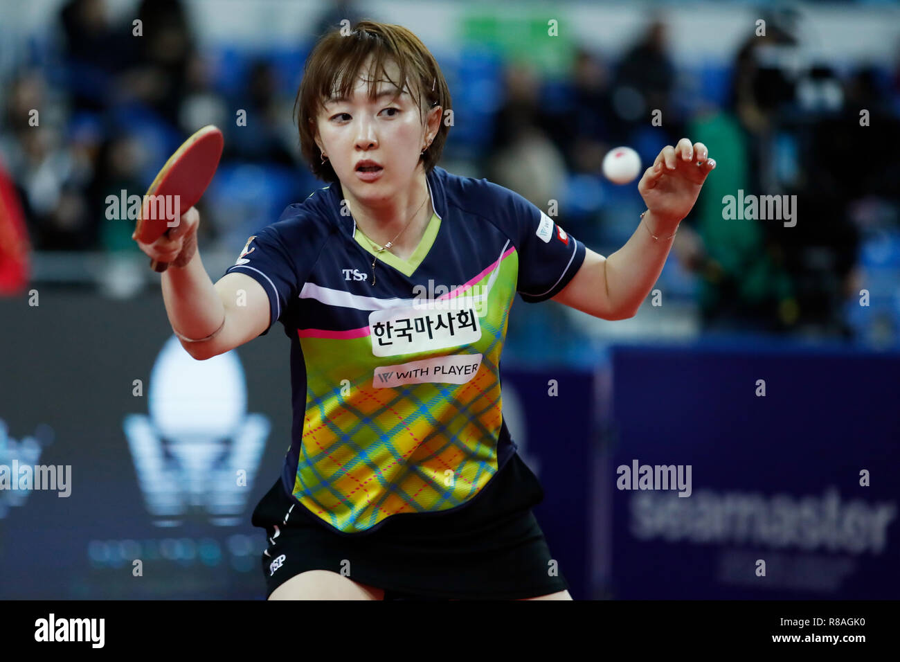 Incheon, South Korea. 14th Dec, 2018. Suh Hyowon (KOR) Table Tennis ...