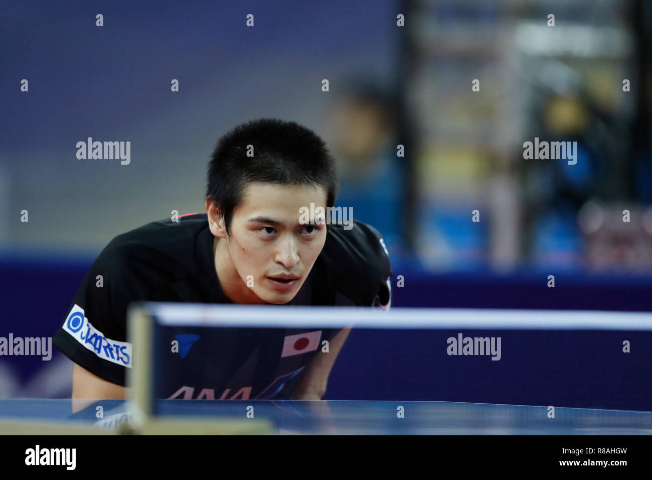 Incheon, South Korea. 14th Dec, 2018. Yuya Oshima (JPN) Table Tennis : Seamaster 2018 ITTF World ...
