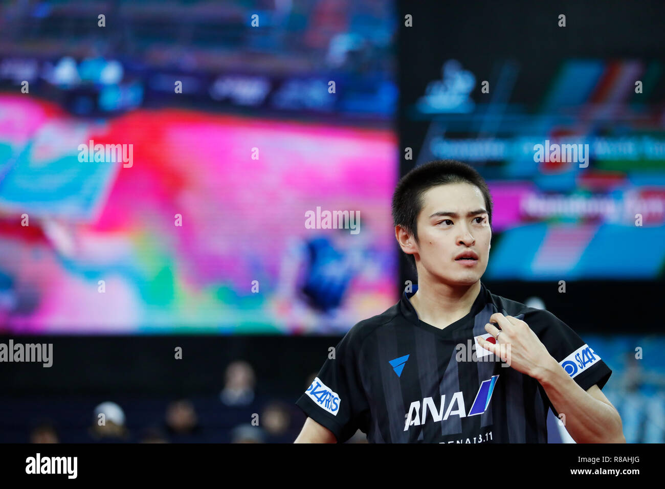 Incheon, South Korea. 14th Dec, 2018. Yuya Oshima (JPN) Table Tennis : Seamaster 2018 ITTF World ...