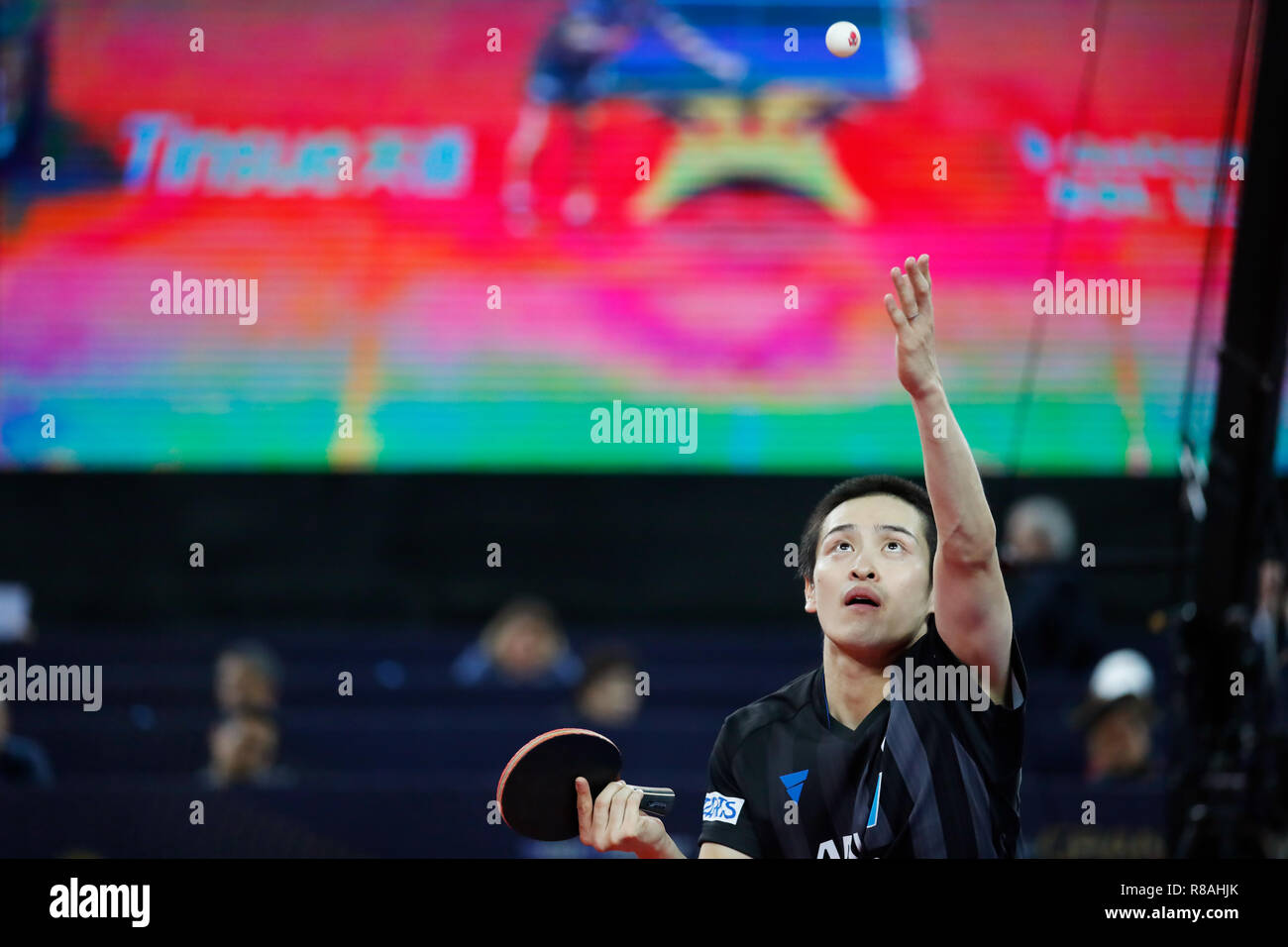 Incheon, South Korea. 14th Dec, 2018. Yuya Oshima (JPN) Table Tennis : Seamaster 2018 ITTF World ...