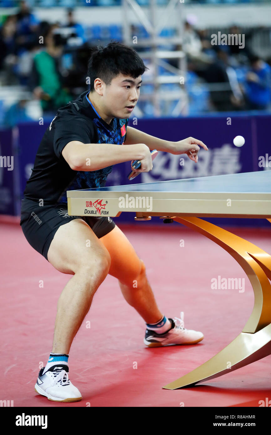 Incheon, South Korea. 14th Dec, 2018. Liang Jingkun (CHN) Table Tennis ...