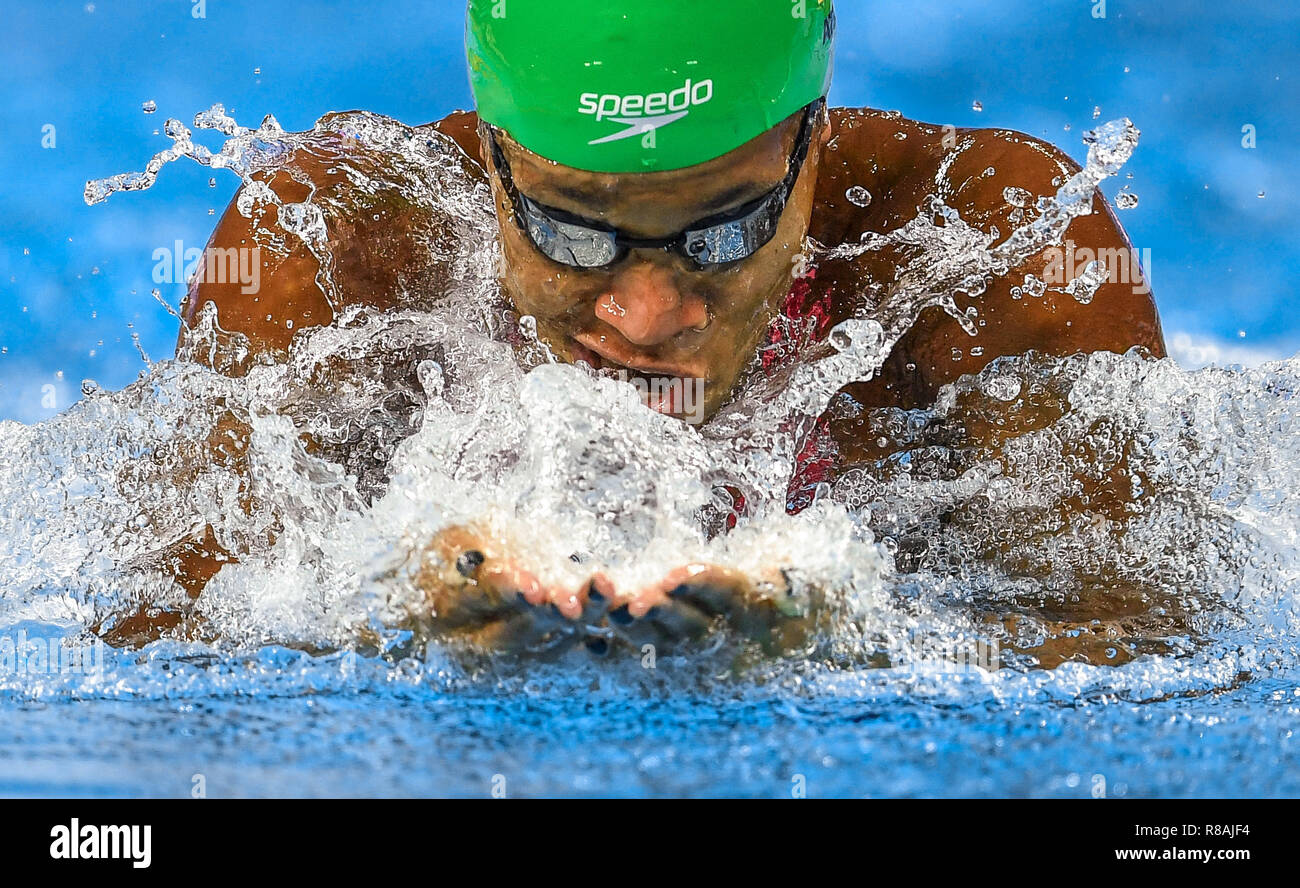 Hangzhou. 14th Dec, 2018. Alia Atkinson of Jamaica competes duirng ...