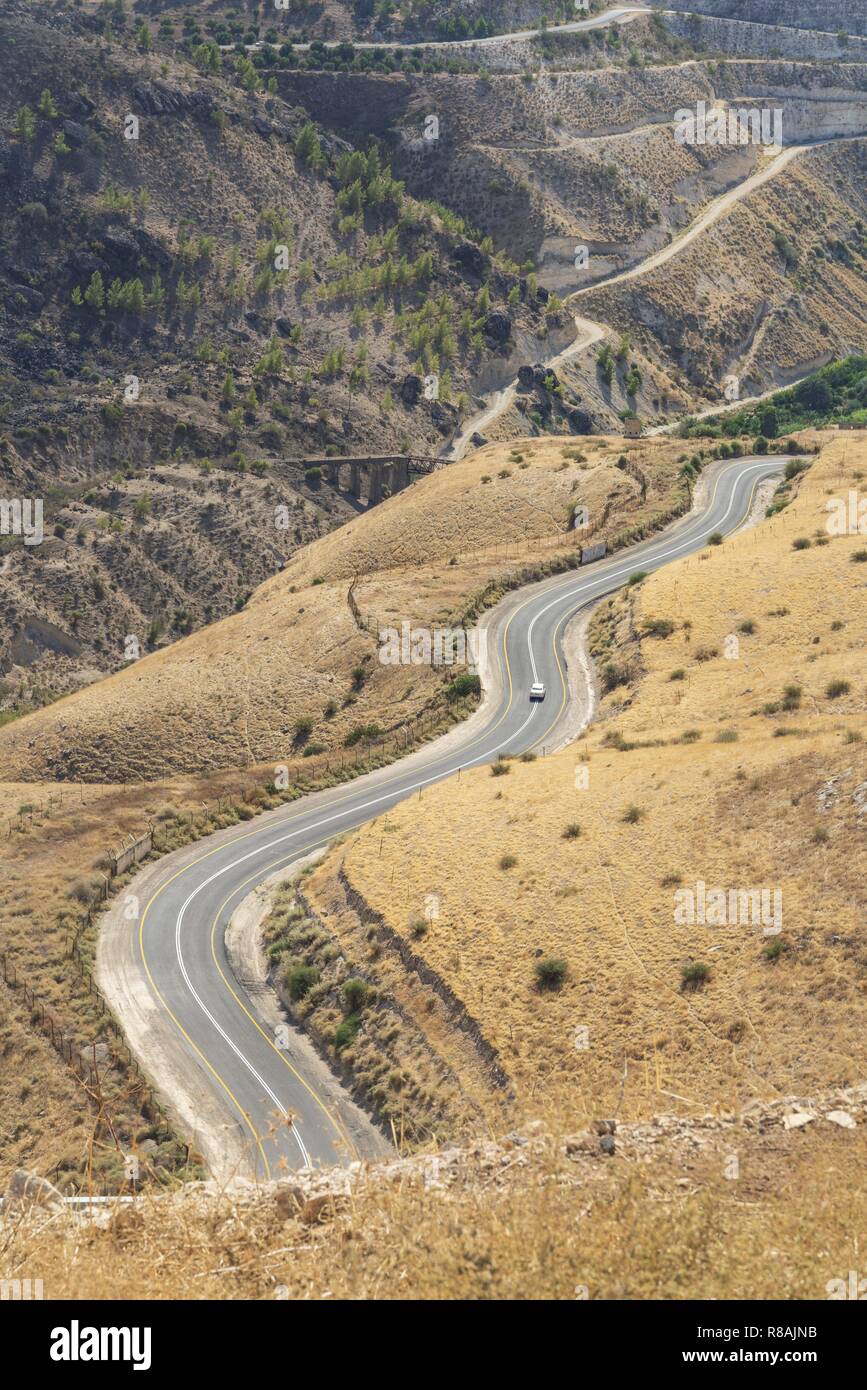 Route 98 in golan heights hi-res stock photography and images - Alamy