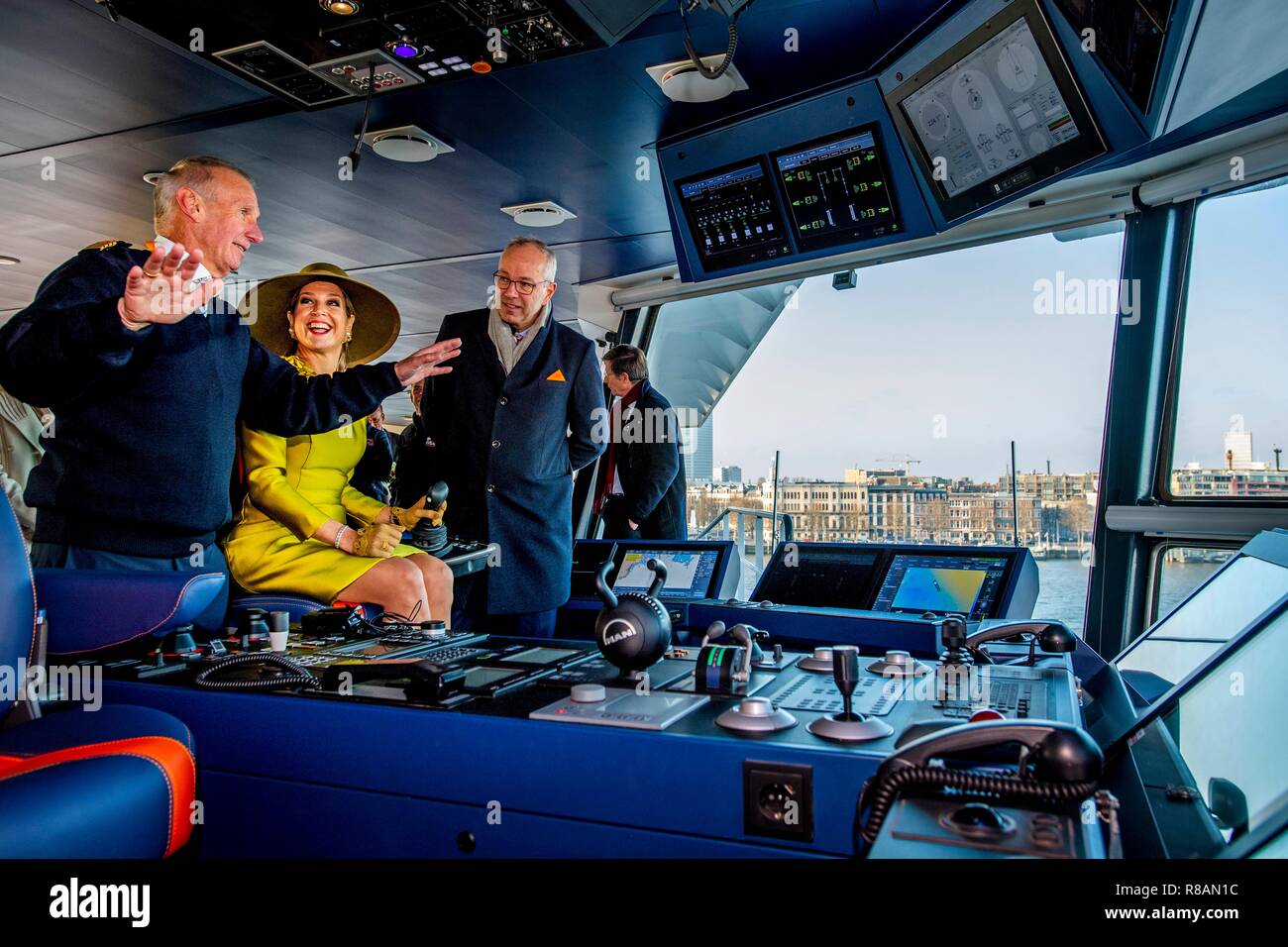 Rotterdam, Netherlands. 14th Dec, 2018. Queen Maxima of The Netherlands ...