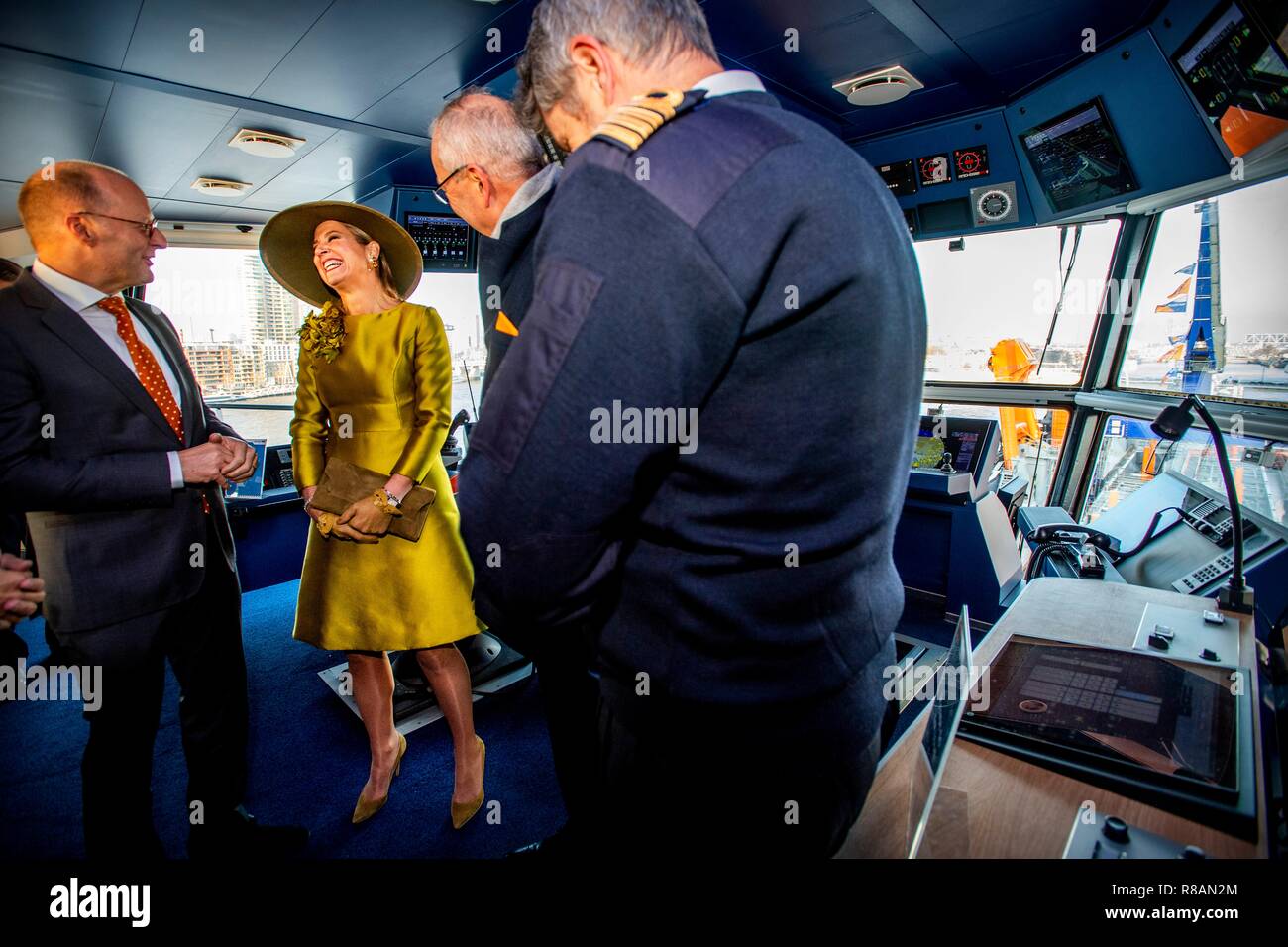 Rotterdam, Netherlands. 14th Dec, 2018. Queen Maxima of The Netherlands ...